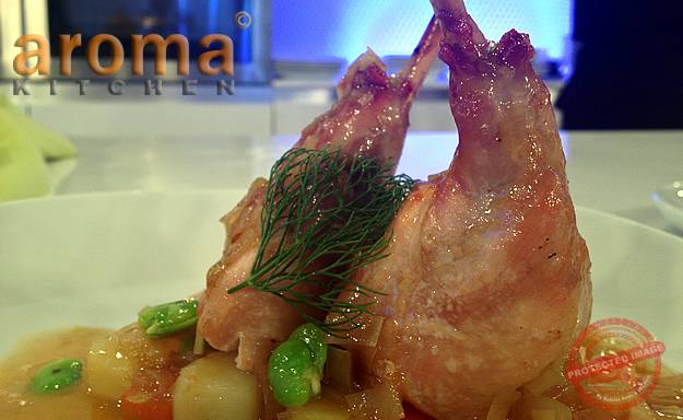 Braised rabbit with fennel and dark ale glaze - Aceline