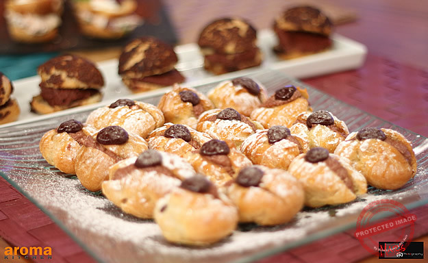 Sweet choux pastry buns - Aceline