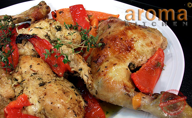 Vanilla chicken wth peppers - Aceline